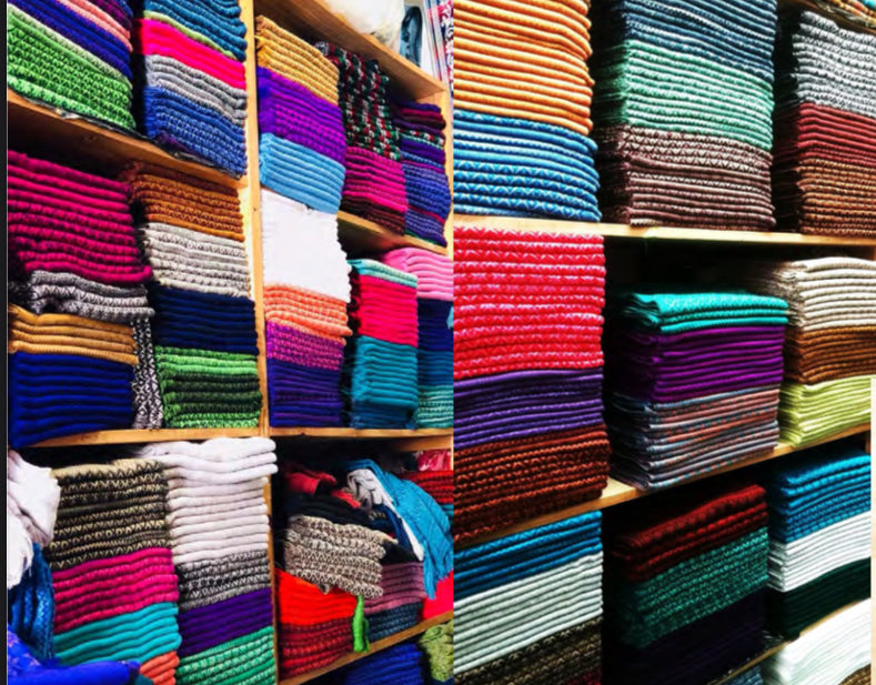 Package of 25 Traditional Mexican Rebozos – Mexican Wholesale Crafts