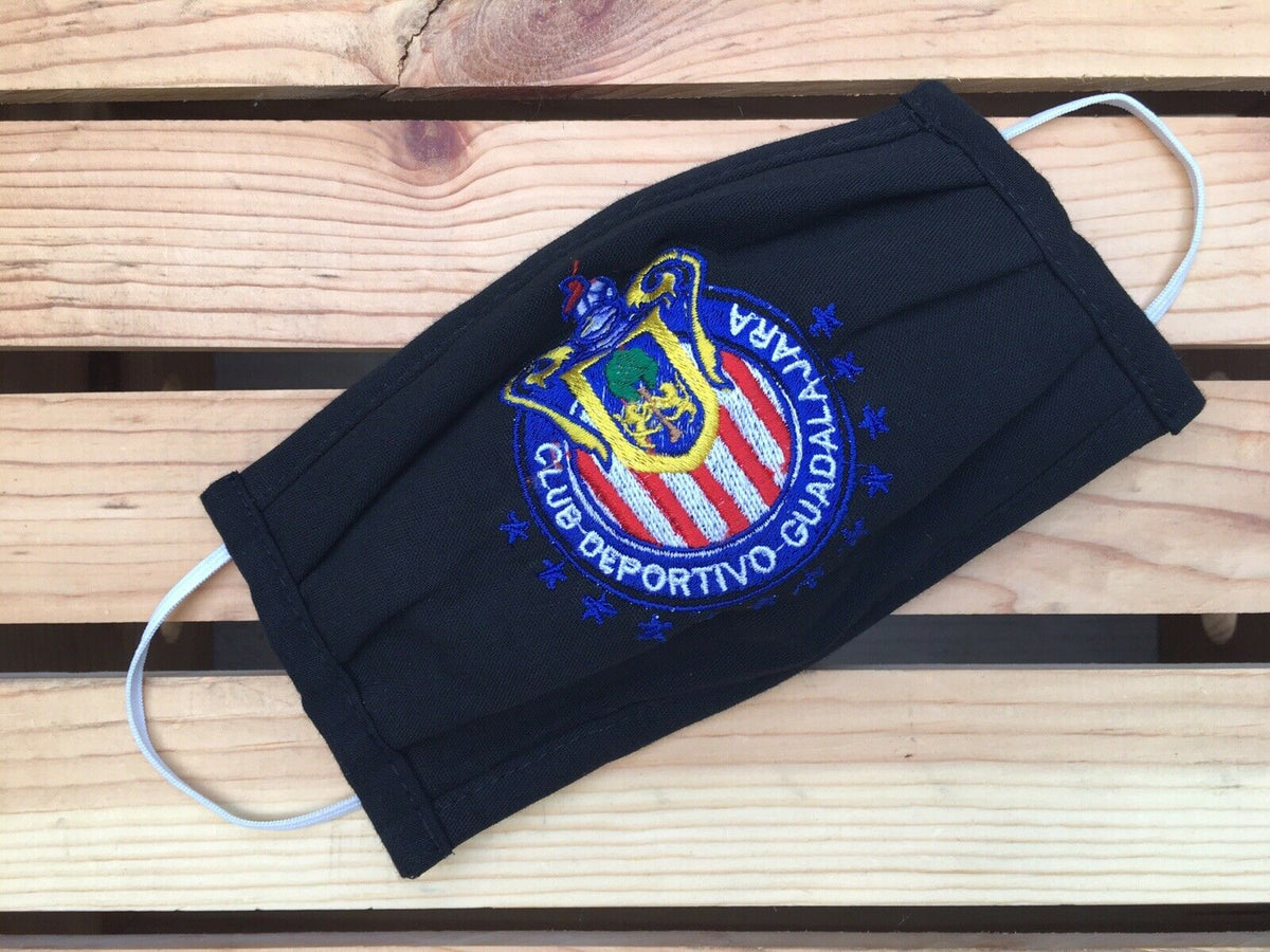 Package of 10 Handmade Mexican Chivas Futbol Face Masks – Mexican ...